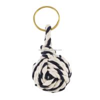 China Factory custom Paracord Monkey Fist Keychain with 3/4
