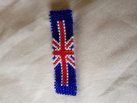 China Factory custom Beaded flag bracelet, American flag bracelets for sale