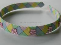 China Factory custom Woven Ribbon Headband, Woven Braided Ribbon Hairband, Hand Woven ribbon headband - various colours for sale