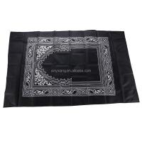 China Factory Wholesale Pocket Prayer Mat with Compass, Muslim Prayer Rug, Turkish Pocket Praying Rug Thick 60x100cm for sale