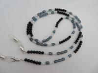 China Factory Wholesale Beaded Lanyard for ID Badge or Eyeglasses, Multi Color Czech Glass Bead Lanyard Eyeglass ID & Badge Holder for sale