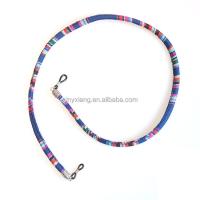 China Factory Wholesale 5mm Eyeglass Sunglasses Cord Strap Ethnic Cotton Eyewear Lanyard Glasses Neck Strap String Rope Band Eyewear for sale
