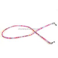 China Factory Wholesale 5mm Eyeglass Sunglasses Cord Strap Ethnic Cotton Eyewear Lanyard Glasses Neck Strap String Rope Band Eyewear for sale