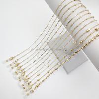 China Factory Wholesale Metal Eyeglasses Chain Neck Cord Lanyard Reading Glasses Strap for Women, Metal Anti-slip Chains head Lanyards for sale