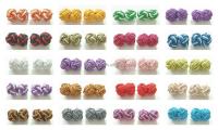 China Factory wholesale Mens Knot Cufflinks Polyester Plain Formal Wedding Accessory, Men's Silk Knot Cufflink for sale