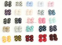 China Factory wholesale Mens Knot Cufflinks Polyester Plain Formal Wedding Accessory, Men's Silk Knot Cufflink for sale