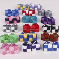 China Factory wholesale Mens Cufflinks for Shirts Knitting Thread Square Cuff Button Color Block China Knot Buttons Wedding for sale