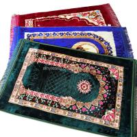 China Factory Wholesale Meshcah Prayer Rug, Prayer Rug Carpet Islamic Muslim Salah Meditation Mat, Muslim Prayer Rug Tassels for sale