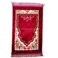China Factory Wholesale Meshcah Prayer Rug, Prayer Rug Carpet Islamic Muslim Salah Meditation Mat, Muslim Prayer Rug Tassels for sale