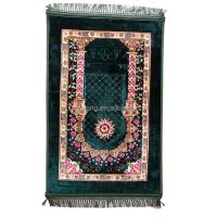China Factory Wholesale Meshcah Prayer Rug, Prayer Rug Carpet Islamic Muslim Salah Meditation Mat, Muslim Prayer Rug Tassels for sale