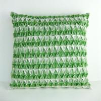 China Factory custom Smocking Filled Cushion Cover, Square Canadian Smocking Work Pillow, Smocked Throw Pillow Case for sale