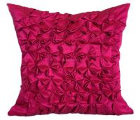 China Factory custom Smocking Filled Cushion Cover, Square Canadian Smocking Work Pillow, Smocked Throw Pillow Case for sale