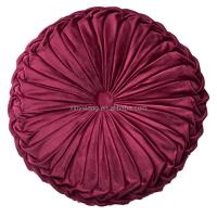 China Factory custom Globe Pumpkin Smocking Cushion, Smocked pillow, Handmade Round Cushion / Pumpkin Decorative Pillow for sale
