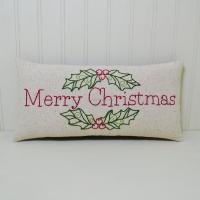 China Factory custom Hand Embroidered Letters Cushion, Hand Embroidered Beaded Throw Pillow Cover, Embroidered flower pillow cover for sale