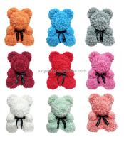 China Factory Wholesale 70cm ARTIFICIAL FLOWERS ROSE BEAR PLASTIC FOAM ROSE TEDDY BEAR VALENTINES DAY GIFT BIRTHDAY PARTY DECORATIONS for sale