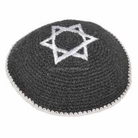 China Factory Custom Hand Made 100% Cotton Hand Knitted Kippah Hat for Men, Yarmulke Hats, Kippah for Men and Kid for sale