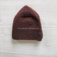 China Factory Custom Islamic Kufi Hat Womens Girls Knitted Hat Beanie Hats, Mens Guys Skull Cap Hand Knit Beanie Crochet Cap for sale
