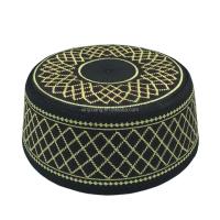 China Factory Wholesale Muslim Kufi Hat Islam Prayer Headware Men Skull Cap Ramadan Eid Gift, Macrame Kufi Hats - Mesh Muslim Hats for sale