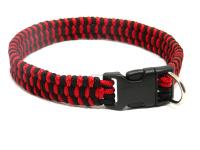 China Factory custom Personalised Weave Paracord Dog Collar, Rope Dog Collars, Braided Dog Slip Collar Nylon Cord for sale