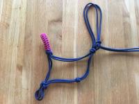 China Factory custom Full Size Braided Handmade Rope Halter, Handmade Braided 2 Knot Rope Halter, Rope Weave Horse Halter for sale