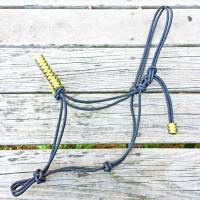 China Factory custom Full Size Braided Handmade Rope Halter, Handmade Braided 2 Knot Rope Halter, Rope Weave Horse Halter for sale