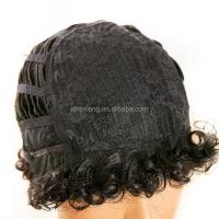 China Factory Wholesale Water Wave Short Bob Virgin Human Hair Lace Front Wig Wet Wavy Blunt Cut Bleached Knot Remy Hair Wig For Women for sale