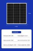 China China High Efficiency 450W 500W 550W Solar Panel Monocrystalline Solar Panels Half Cell Solar Panel Kit For Homes002 for sale