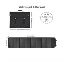 China 75W/120W Solar Folding Pack Solar Panels Outdoor Portable outdoor mobile Power supply for sale