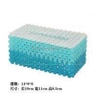 China Factory Custom DIY Beads Set for Making Paper Tissue Cover Dispenser, DIY Beads Tissue Box Cover Dispenser Crafts Material Kit for sale