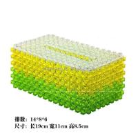 China Factory Custom DIY Beads Set for Making Paper Tissue Cover Dispenser, DIY Beads Tissue Box Cover Dispenser Crafts Material Kit for sale