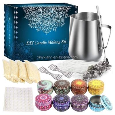 China Factory Wholesale DIY Gift Kits Soy Candle Making Kit, DIY Candles Craft Tools,Includ Candles Box for sale