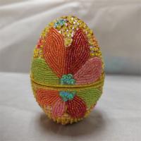 China Factory Wholesale DIY Easter craft ideas using styrofoam eggs, Sequin Egg Ornament Craft Kit, DIY Christmas Ornaments005 for sale