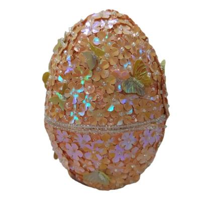 China Factory Wholesale DIY Easter craft ideas using styrofoam eggs, Sequin Egg Ornament Craft Kit, DIY Christmas Ornaments007 for sale