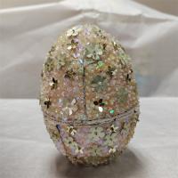 China Factory Wholesale DIY Easter craft ideas using styrofoam eggs, Sequin Egg Ornament Craft Kit, DIY Christmas Ornaments007 for sale