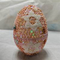 China Factory Wholesale DIY Easter craft ideas using styrofoam eggs, Sequin Egg Ornament Craft Kit, DIY Christmas Ornaments007 for sale