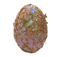 China Factory Wholesale DIY Easter craft ideas using styrofoam eggs, Sequin Egg Ornament Craft Kit, DIY Christmas Ornaments010 for sale