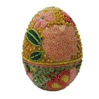 China Factory Wholesale DIY Easter craft ideas using styrofoam eggs, Sequin Egg Ornament Craft Kit, DIY Christmas Ornaments010 for sale