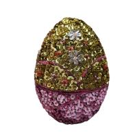China Factory Wholesale DIY Easter craft ideas using styrofoam eggs, Sequin Egg Ornament Craft Kit, DIY Christmas Ornaments012 for sale
