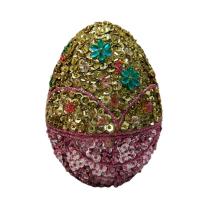 China Factory Wholesale DIY Easter craft ideas using styrofoam eggs, Sequin Egg Ornament Craft Kit, DIY Christmas Ornaments013 for sale