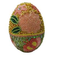 China Factory Wholesale DIY Easter craft ideas using styrofoam eggs, Sequin Egg Ornament Craft Kit, DIY Christmas Ornaments013 for sale