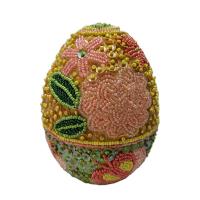 China Factory Wholesale DIY Easter craft ideas using styrofoam eggs, Sequin Egg Ornament Craft Kit, DIY Christmas Ornaments015 for sale