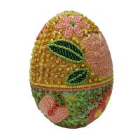 China Factory Wholesale DIY Easter craft ideas using styrofoam eggs, Sequin Egg Ornament Craft Kit, DIY Christmas Ornaments018 for sale