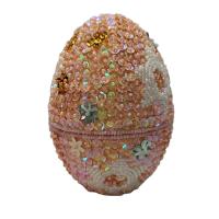 China Factory Wholesale DIY Easter craft ideas using styrofoam eggs, Sequin Egg Ornament Craft Kit, DIY Christmas Ornaments019 for sale