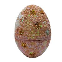 China Factory Wholesale DIY Easter craft ideas using styrofoam eggs, Sequin Egg Ornament Craft Kit, DIY Christmas Ornaments019 for sale