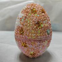 China Factory Wholesale DIY Easter craft ideas using styrofoam eggs, Sequin Egg Ornament Craft Kit, DIY Christmas Ornaments019 for sale