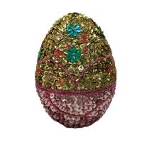 China Factory Wholesale DIY Easter craft ideas using styrofoam eggs, Sequin Egg Ornament Craft Kit, DIY Christmas Ornaments021 for sale