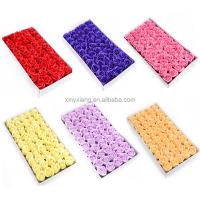 China Factory Promotion 25PCS Flora Scented Bath Soap Rose Flower, Plant Essential Soap, Gift for Anniversary/Birthday/ Wedding for sale