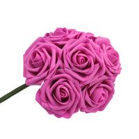 China Factory Wholesale PE Artificial Foam Rose Bouquet Bridal Bouquets for Wedding Decor, PE Foam Rose, Foam Rose Decor for sale