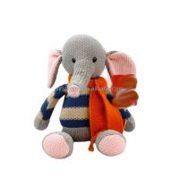 China Factory Wholesale Knitted Plush Bear Toy, Knitted Stuffed Toys, Organic Cotton Knitted Stuffed Animal Doll for sale