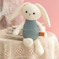 China Factory Wholesale Knitted Plush Bear Toy, Knitted Stuffed Toys, Organic Cotton Knitted Stuffed Animal Doll for sale